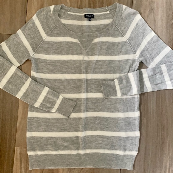 Splendid | Sweaters | Splendid Lightweight Striped Pullover Sweater Xs ...